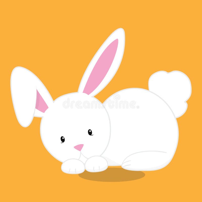Easter rabbit lying 04 stock vector. Illustration of graphic - 197983813