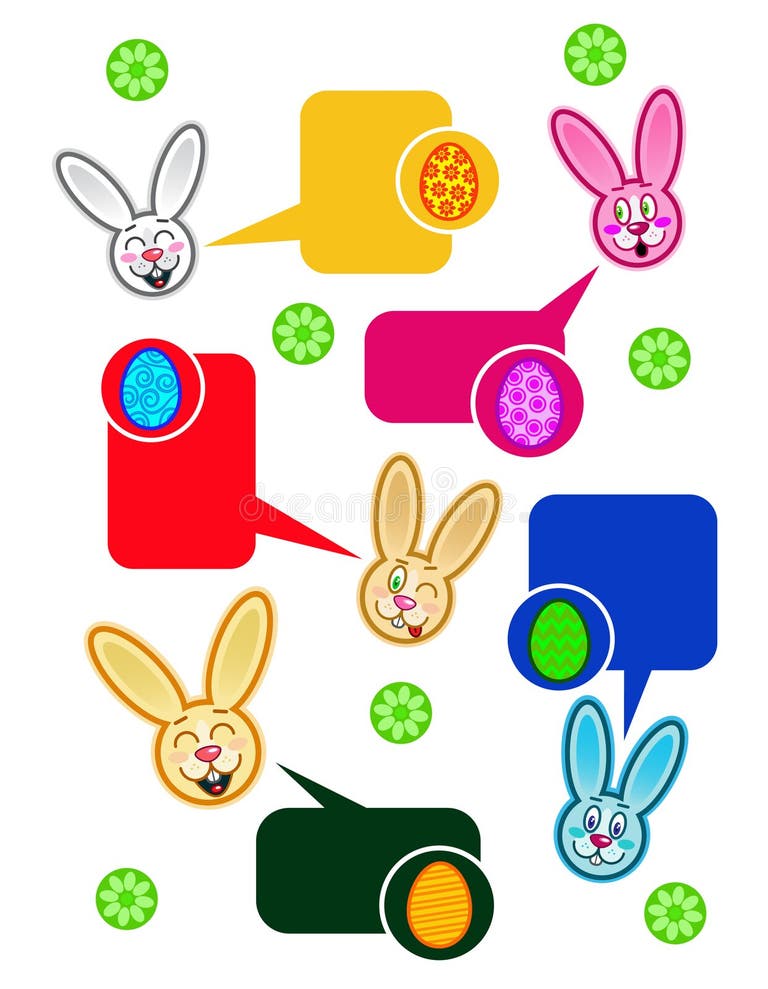 Talking Rabbits Stock Illustrations – 38 Talking Rabbits Stock ...