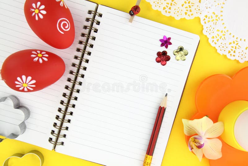 Easter recipe book stock image. Image of color, decorative - 23597059