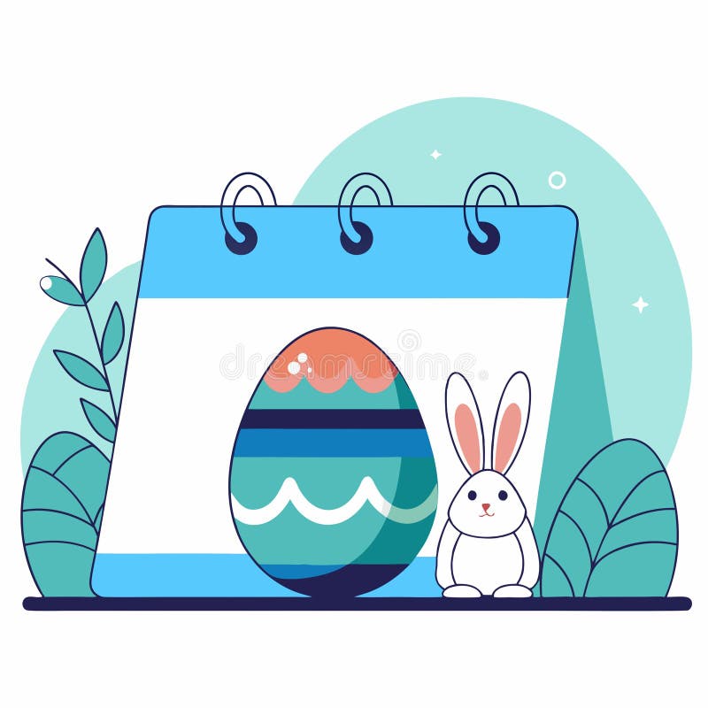 Easter Reminder 3D Icon stock illustration. Illustration of spring ...