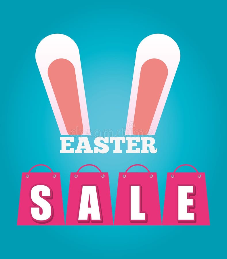 Easter sale design stock illustration. Illustration of celebration ...