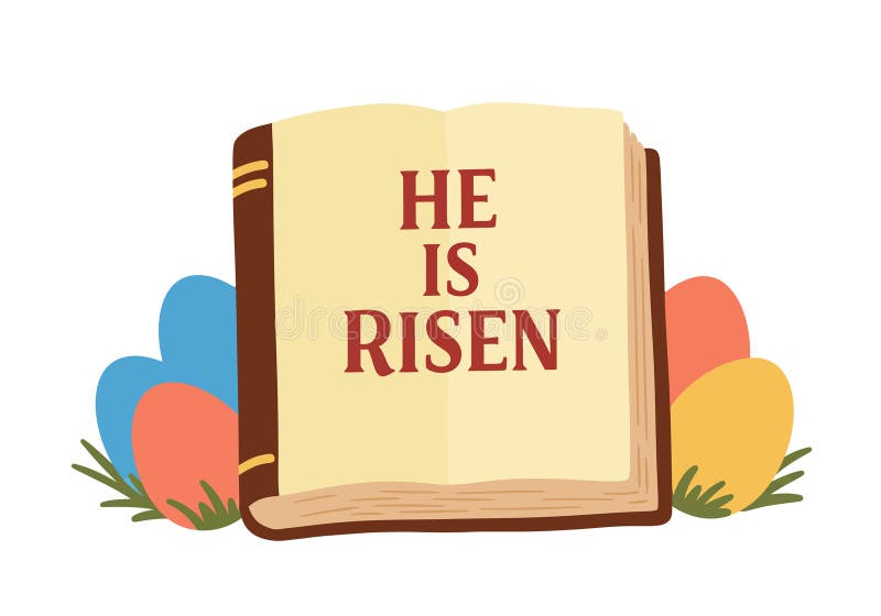 Easter scripture clipart stock vector. Illustration of belief - 369205708
