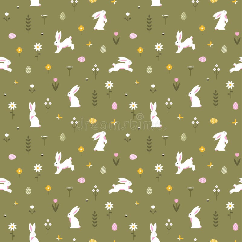 Easter seamless pattern stock vector. Illustration of decorative - 38871960