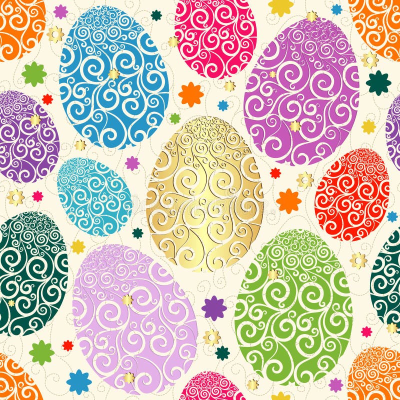 Spring Butterflies and Flowers Seamless Pattern Stock Vector ...