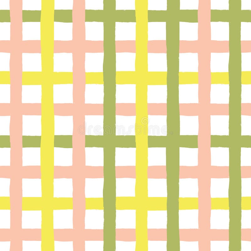 Easter Seamless Vector Plaid Pattern. Repeating Plaid Gingham ...