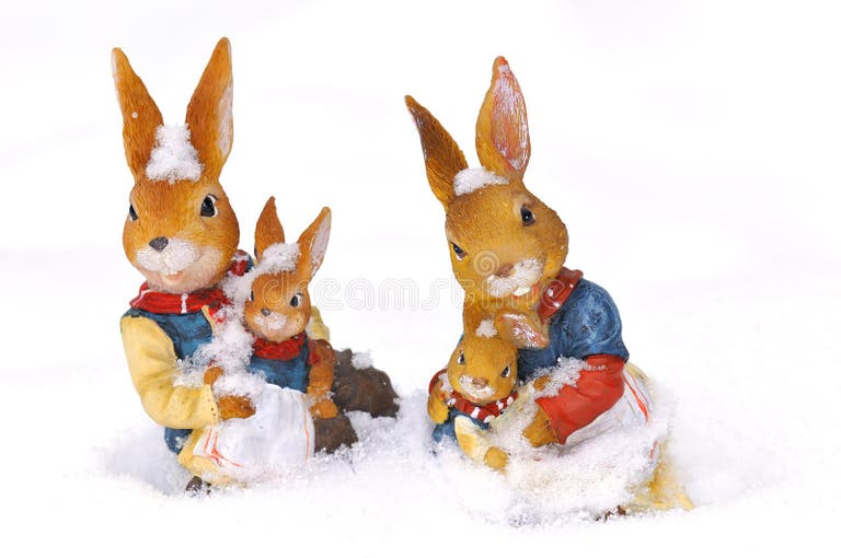 Easter in the snow stock photo. Image of easter, cold - 32714760