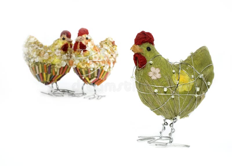 Easter , Spring Chicken Decor Stock Photo - Image of natural ...