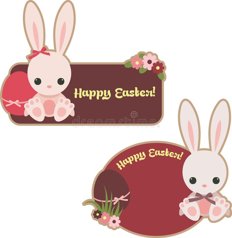 Easter stickers stock vector. Illustration of detail - 29129022