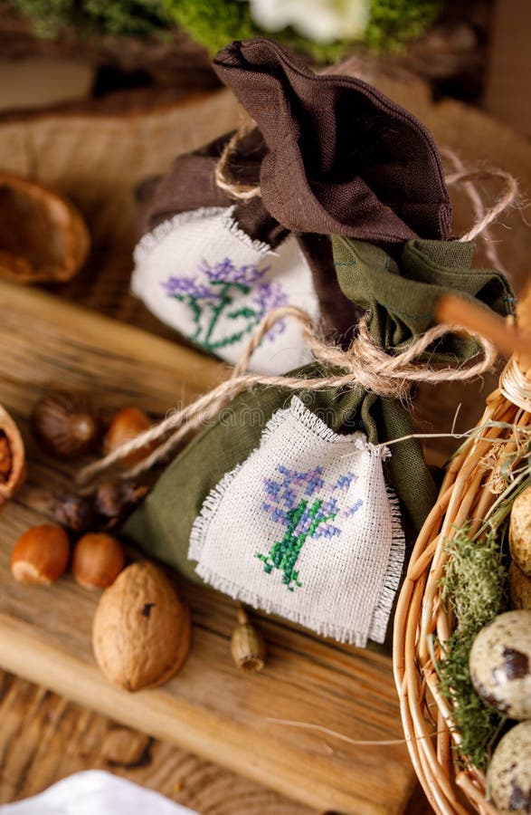 Easter Still Life. Traditional Celebration Concept. Close-up Stock ...