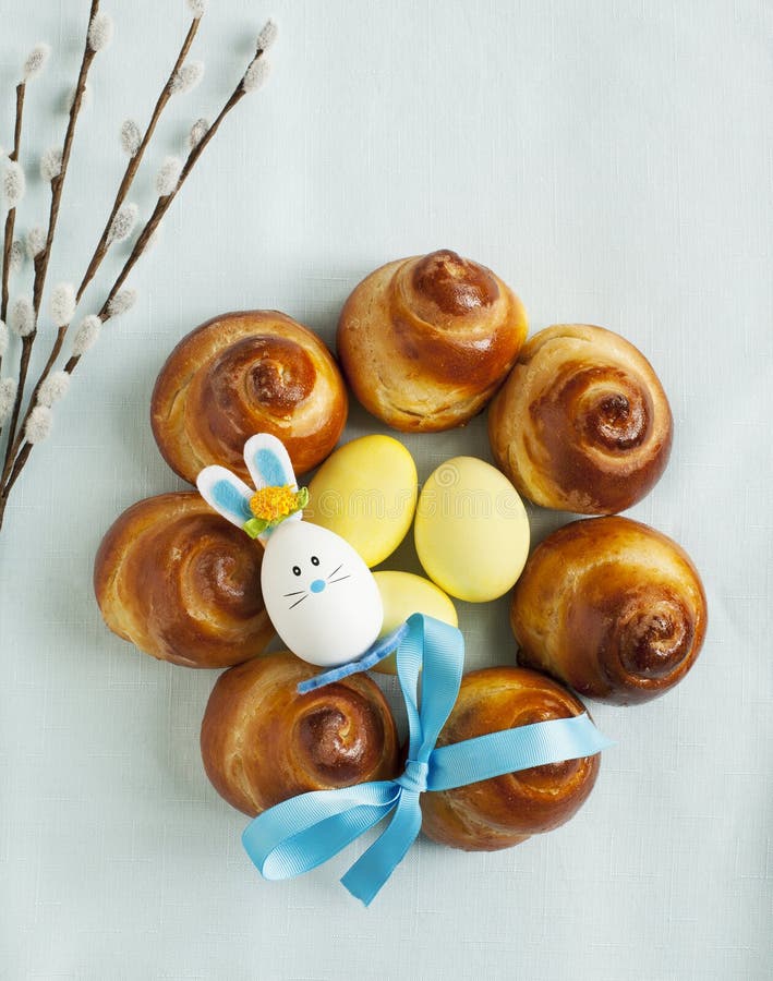 Easter bread basket stock photo. Image of bakery, fresh - 36696922