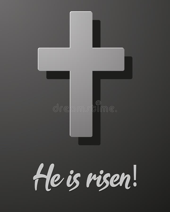 Resurrection. Jesus Christ Silhouette. Christian Easter Concept. Sunset ...