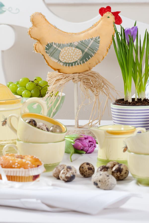 Easter table stock photo. Image of homemade, quail, scales - 18392368