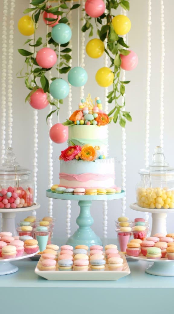 Easter Table Setting with Eggs Easter Table Setting with Easter Eggs ...