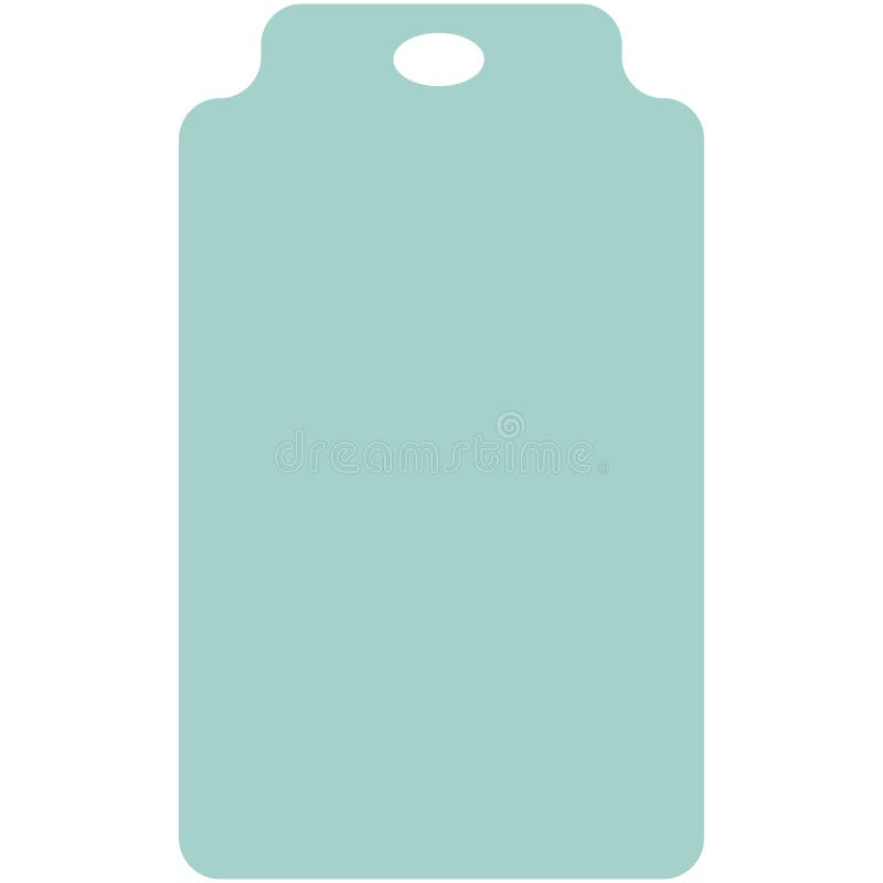 Easter Tag of Rectangle Label in Pastel Color Stock Vector ...