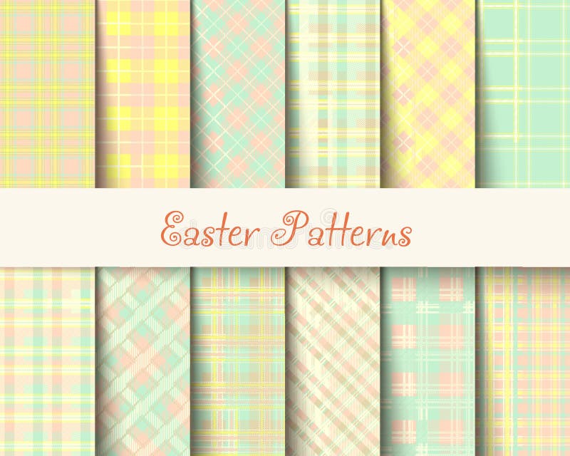 Easter Tartan Plaid. Pattern Scottish Cage Stock Vector - Illustration ...