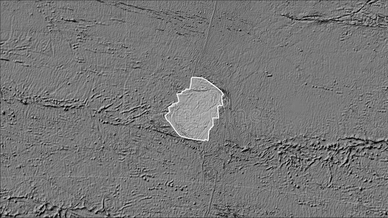Easter Tectonic Plate. Bilevel Map Stock Illustration - Illustration of ...