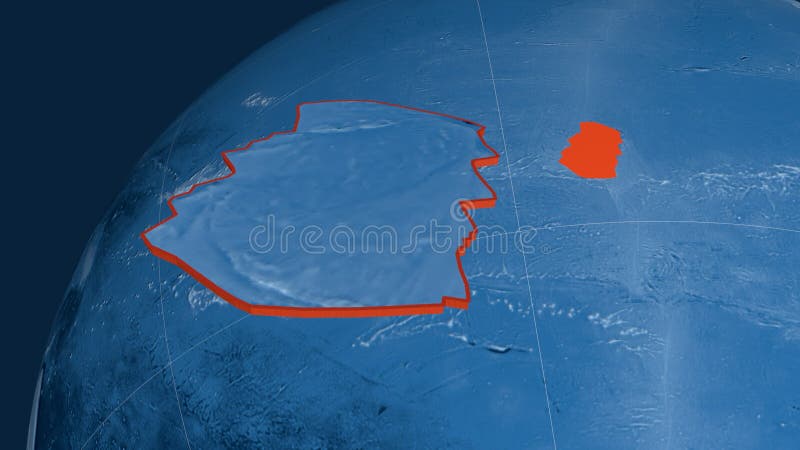 Easter Tectonic Plate. Physical Stock Footage - Video of atlas ...