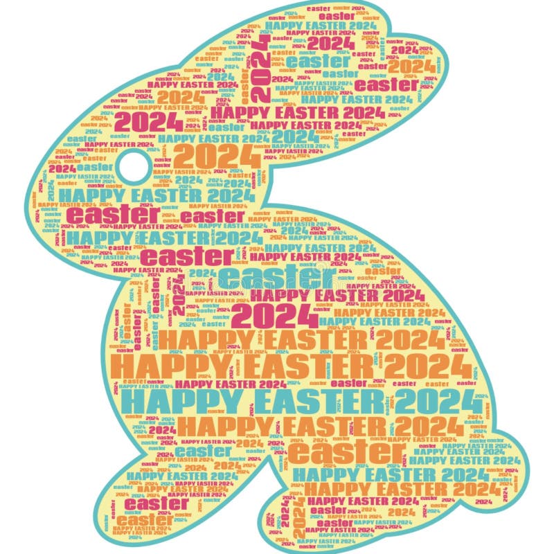 Easter Text Card. Thanks Giving Jesus Stock Illustration - Illustration ...