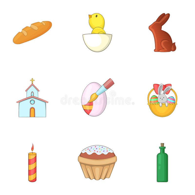 Spring Things Icons Set, Cartoon Style Stock Vector - Illustration of ... Spring Things Icons Set, Cartoon Style Stock Vector - Illustration of ...