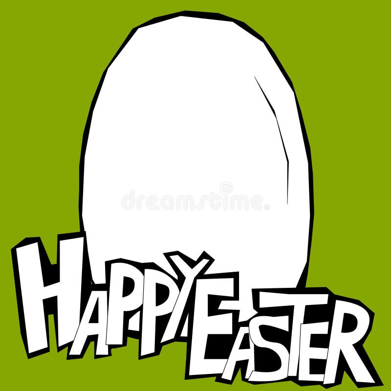 Happy Easter time on Card. stock illustration. Illustration of brings ...