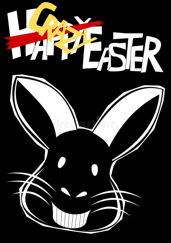 Happy Easter time on Card. stock illustration. Illustration of happy ...