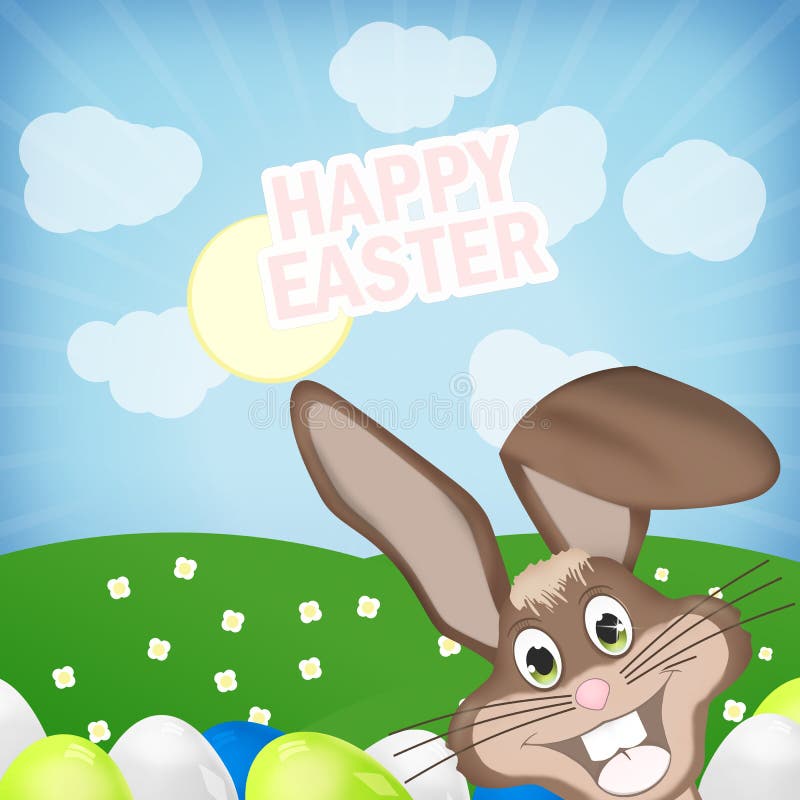 Easter Time stock illustration. Illustration of face - 39414484