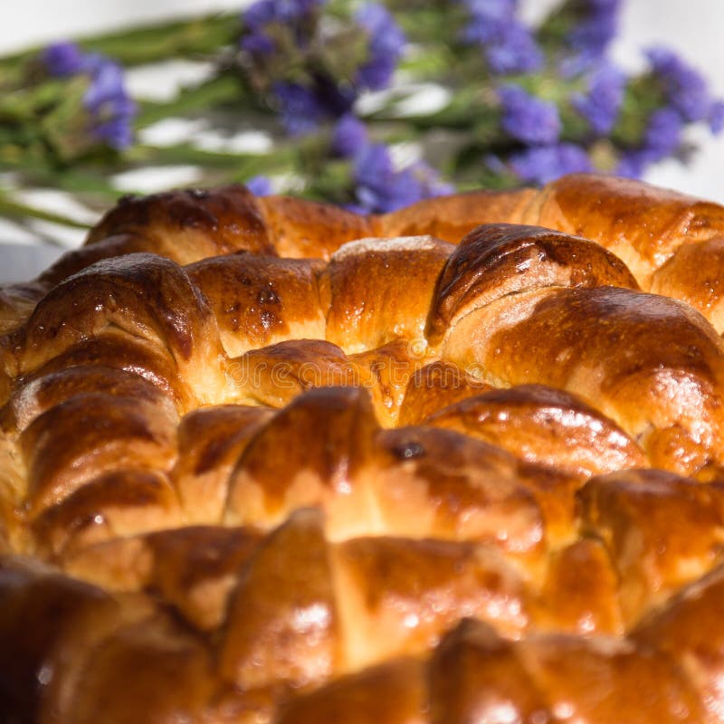 Easter traditional cake stock image. Image of copy, homemade - 66628173