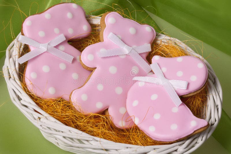 Easter Traditional Gingerbread Cookies Stock Image - Image of holiday ...