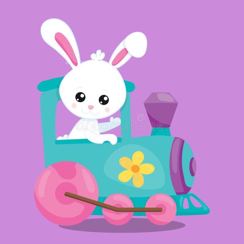 Easter train stock vector. Illustration of patchwork - 29493961