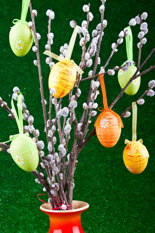 Easter tree stock image. Image of outdoor, eggs, nature - 4154949