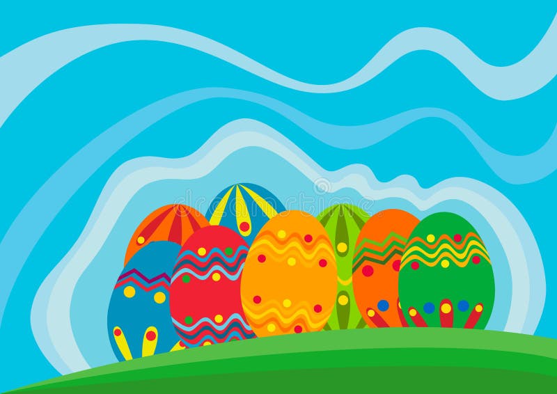 Easter vector theme stock vector. Illustration of braid - 23825843