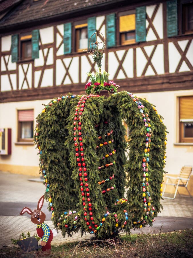 Easter Well stock image. Image of traditional, spring - 52043429