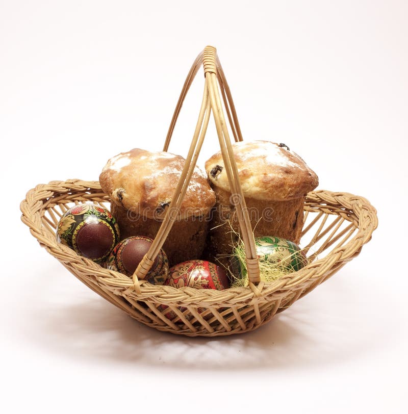 Wicker Cornucopia Basket stock image. Image of wicker - 2100469