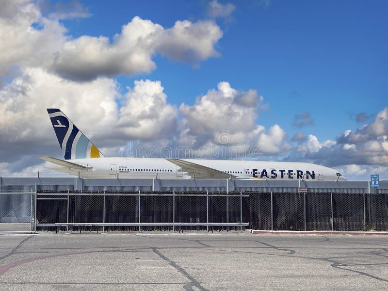 Eastern Airlines Boeing 777-212 Editorial Stock Photo - Image of ...