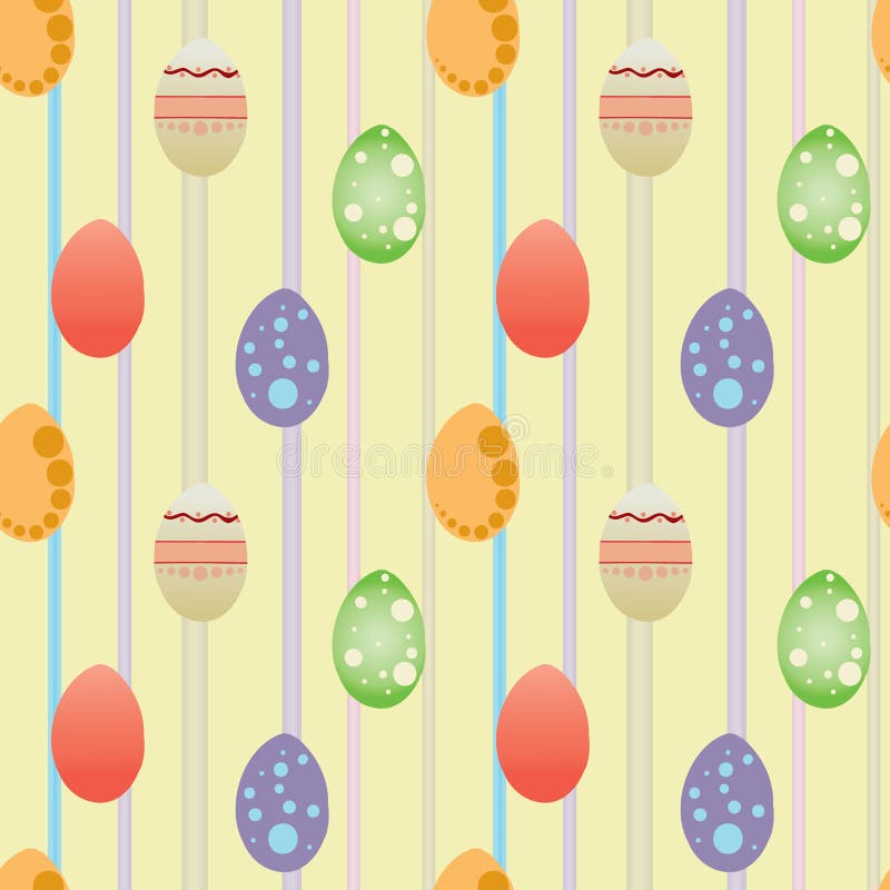 Eastern Background Egg Wallpaper Stock Illustration - Illustration of ...