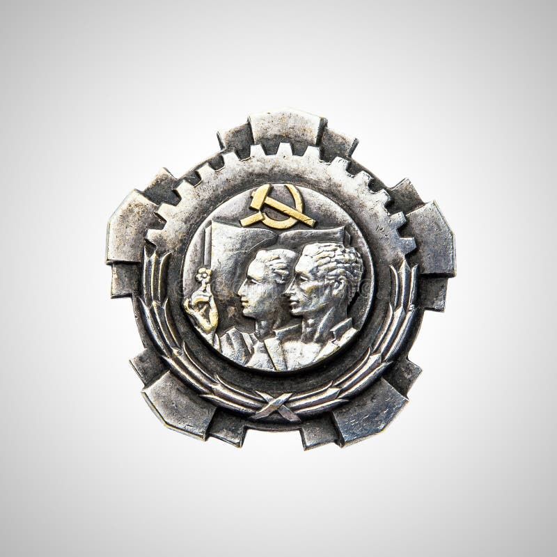 Eastern Block - Cold War Era Medal Stock Image - Image of celebration ...