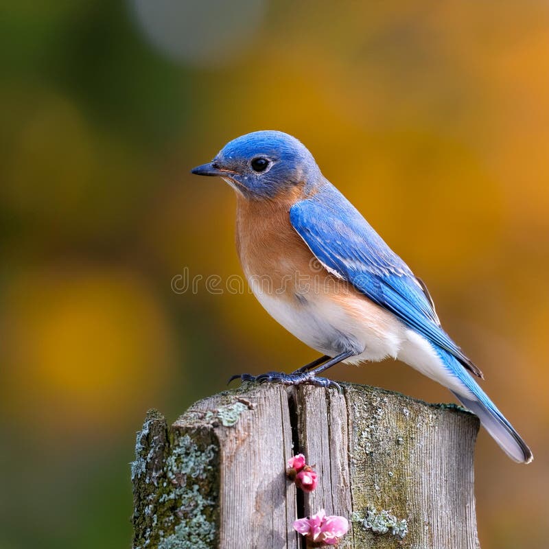 Eastern Bluebird, AI Generated Stock Illustration - Illustration of ...