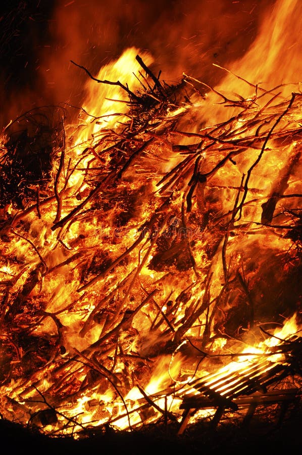 Eastern Bonfire stock image. Image of disposal, fiery - 39409101