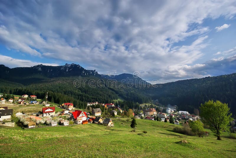Eastern Carpathians, Durau stock image. Image of durau - 5249067