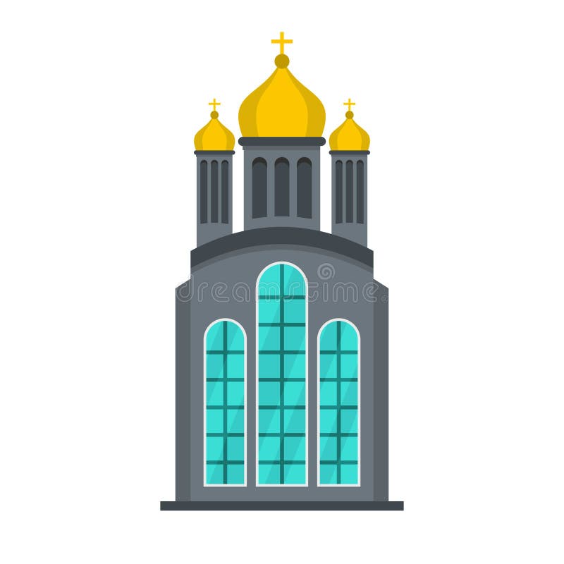 Eastern Church Icon, Flat Style Stock Vector - Illustration of ...
