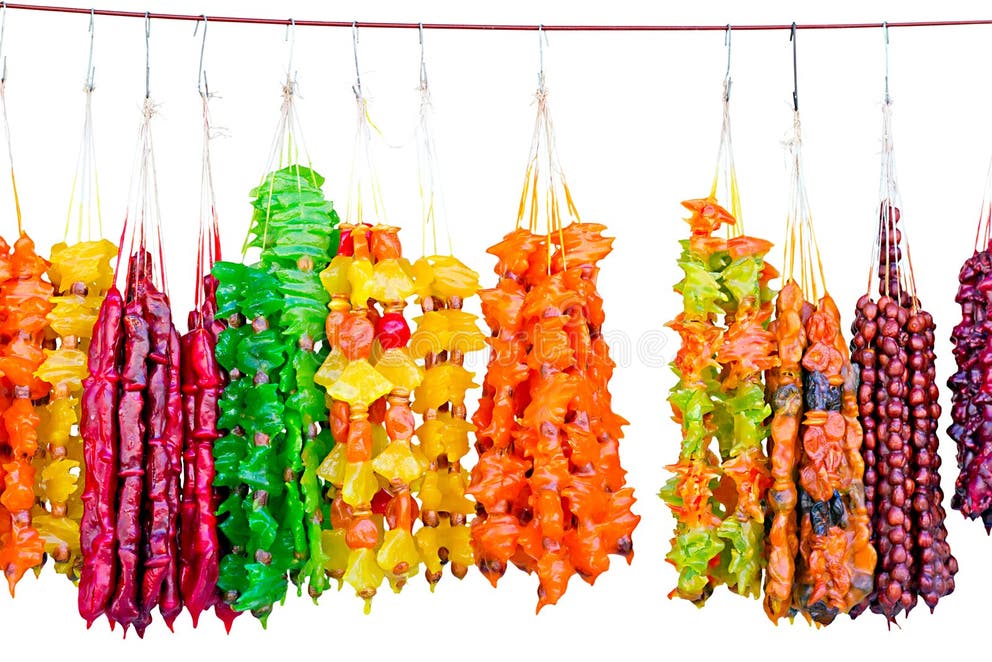 Eastern Delicacy Churchkhela Stock Image - Image of closed, churchkhela ...