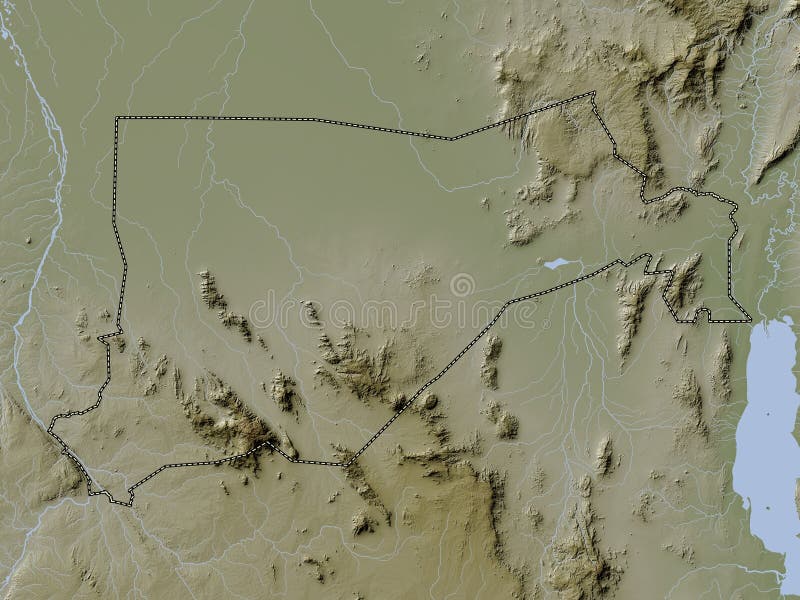 Eastern Equatoria, South Sudan. Wiki. No Legend Stock Illustration ...