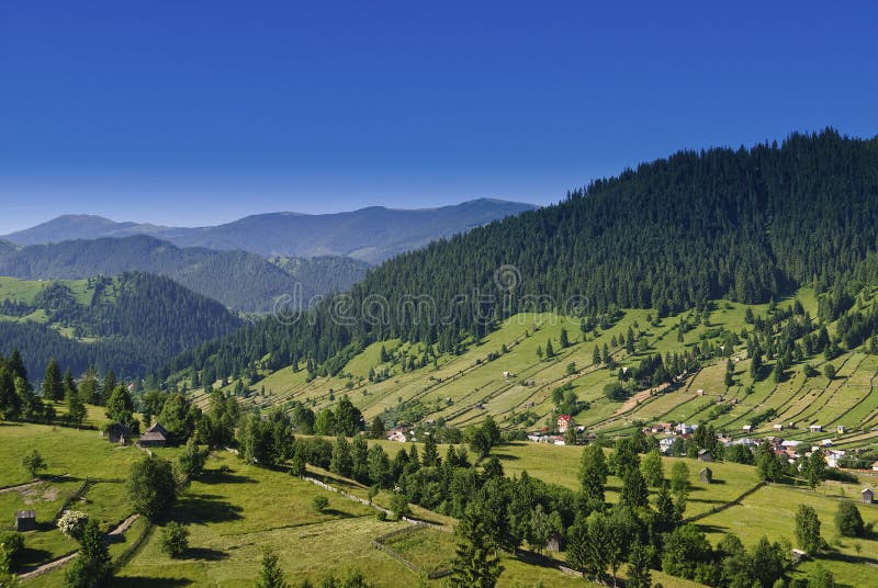 Eastern European Mountain Scenery Stock Photo - Image of summer ...