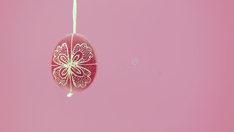 Eastern Handmade Traditional Egg Hanging on Rope Stock Footage - Video ...