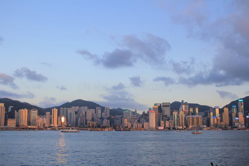 Eastern of Hong Kong Harbour Editorial Stock Photo - Image of famous ...