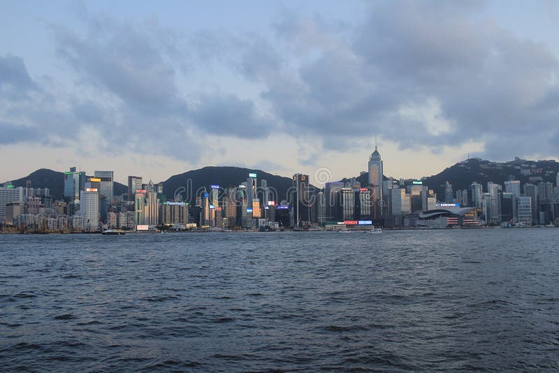 Eastern of Hong Kong Harbour Editorial Image - Image of hongkong ...