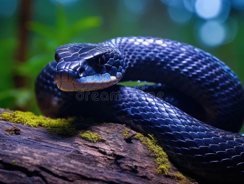 Eastern Indigo Snake (Dry on Couperi) Made with Generative AI ...