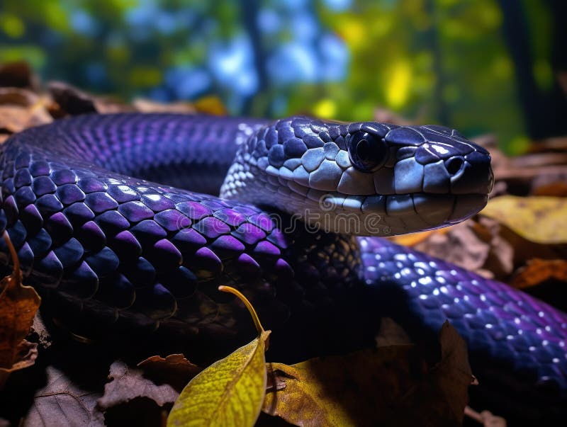 Eastern Indigo Snake (Dry on Couperi) Made with Generative AI ...