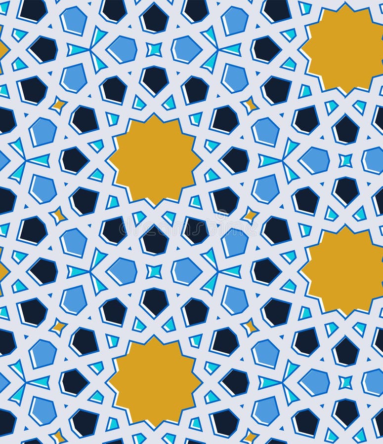 Islamic Star Pattern. Vector Illustration Stock Vector - Illustration ...
