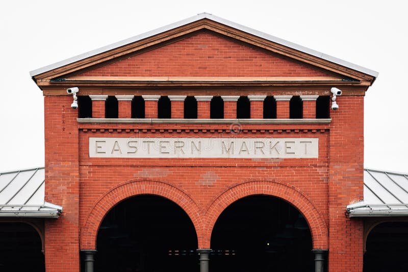 Eastern Market, in Detroit, Michigan Stock Photo - Image of color ...